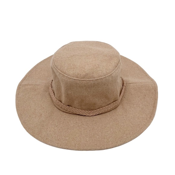 Asn | Accessories | New Asn The Harper Hat Boho Western Braided Floppy ...